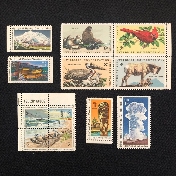 Other | Vintage Usa National Parks Centennial Wildlife Conservation ...